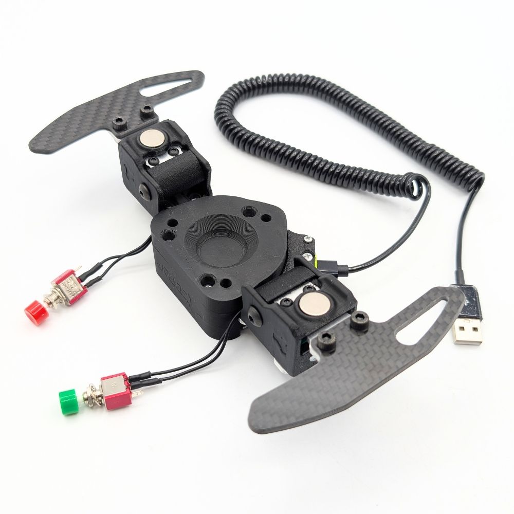 Simple HUB Adapter 50mm with BUTTONS and PADDLES [QR PCD 50mm] (PC ...